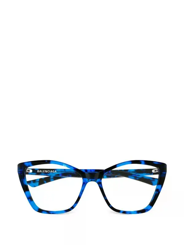 Balenciaga Cat-eye Frame Glasses - Blue
