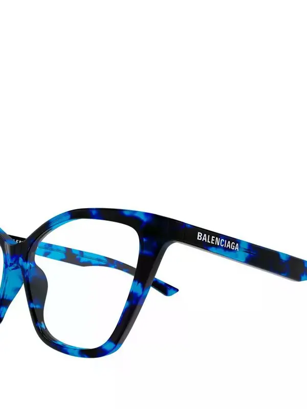 Balenciaga Cat-eye Frame Glasses - Blue