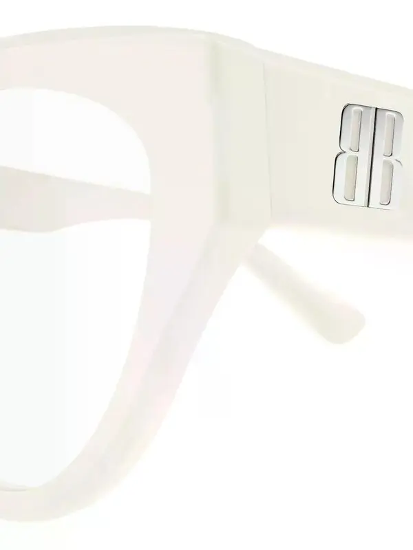 Balenciaga Cat-eye Frame Glasses - White