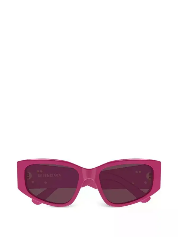 Balenciaga Geometric-frame Sunglasses - Pink