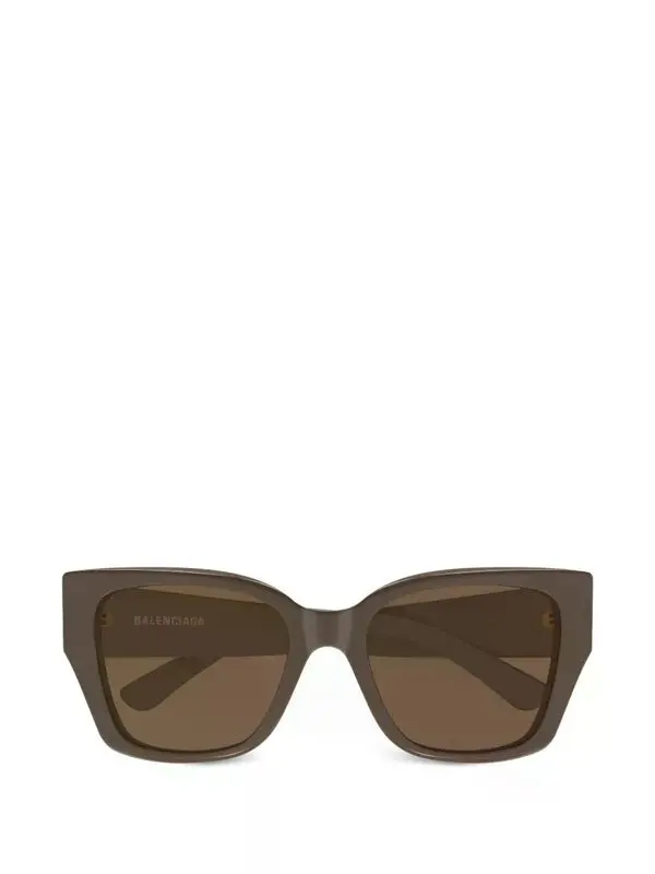 Balenciaga Square Sunglasses - Brown