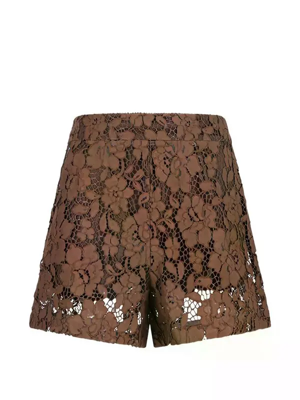 Federica Tosi Lace High-waisted Shorts