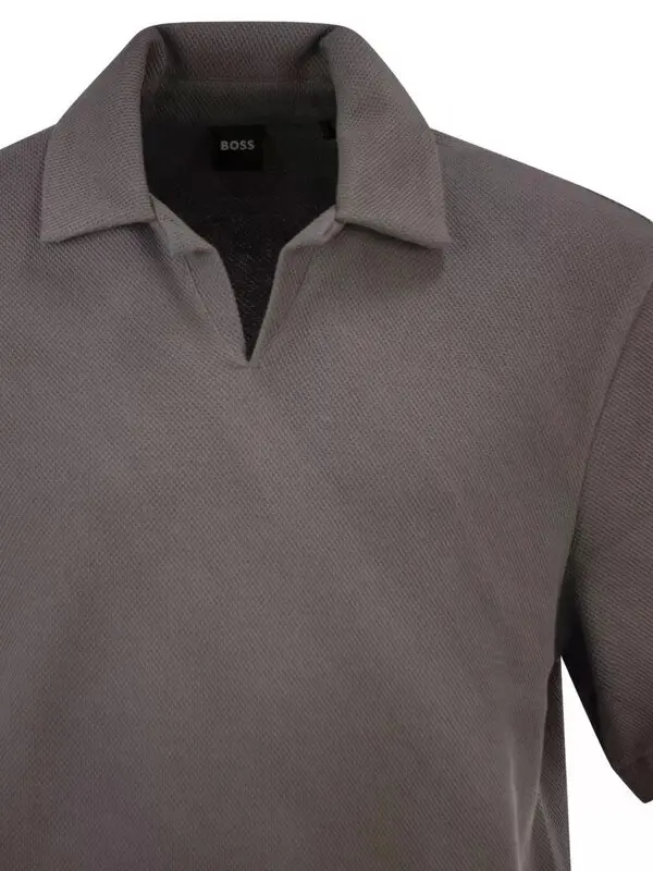BOSS Cotton Polo Shirt - Grey