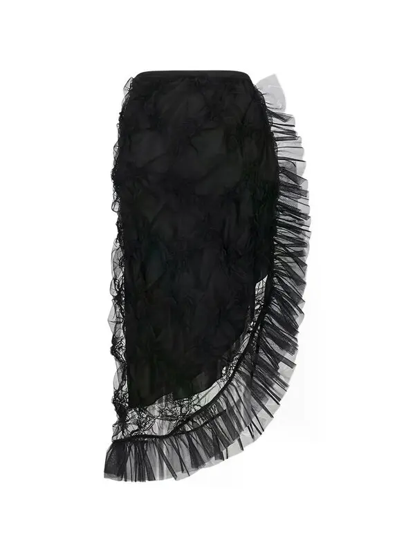 Blumarine Ruffled Tulle Skirt