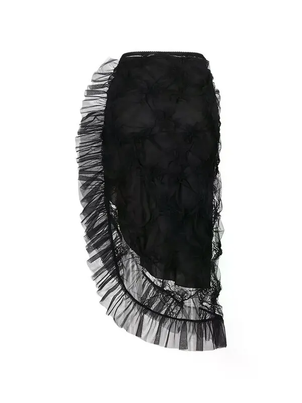 Blumarine Ruffled Tulle Skirt