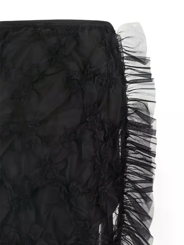 Blumarine Ruffled Tulle Skirt
