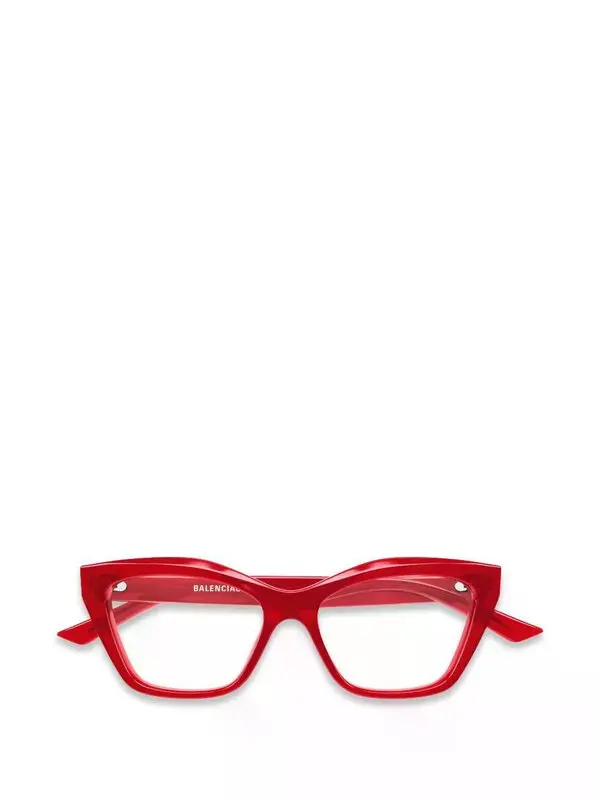 Balenciaga Cat-eye Frame Glasses - Red