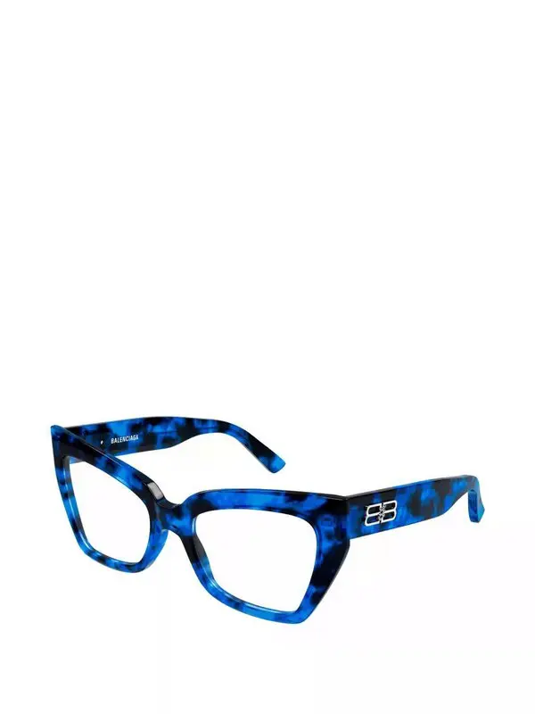 Balenciaga Cat-eye Frame Glasses - Blue