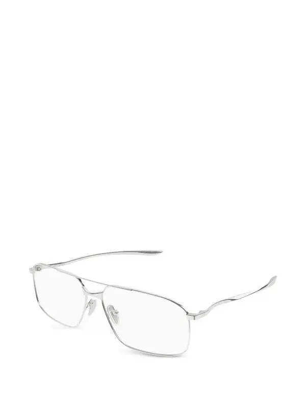 Balenciaga Browline Glasses - Silver