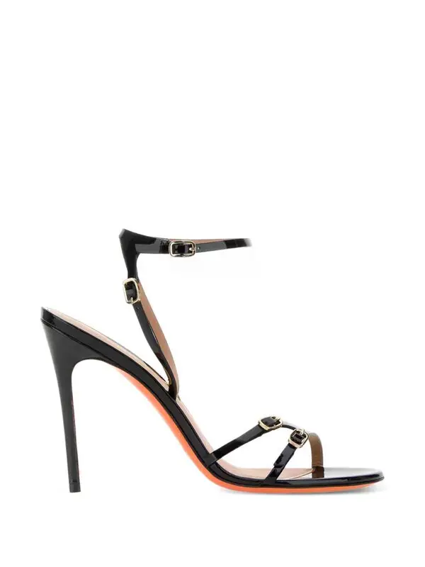 Santoni 110mm Virna Leather Sandals