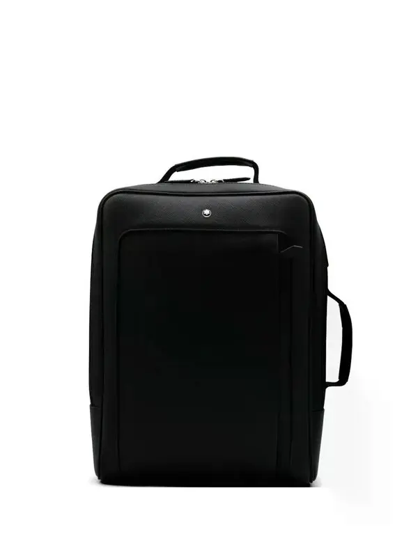 Montblanc Leather Zip Backpack - Black