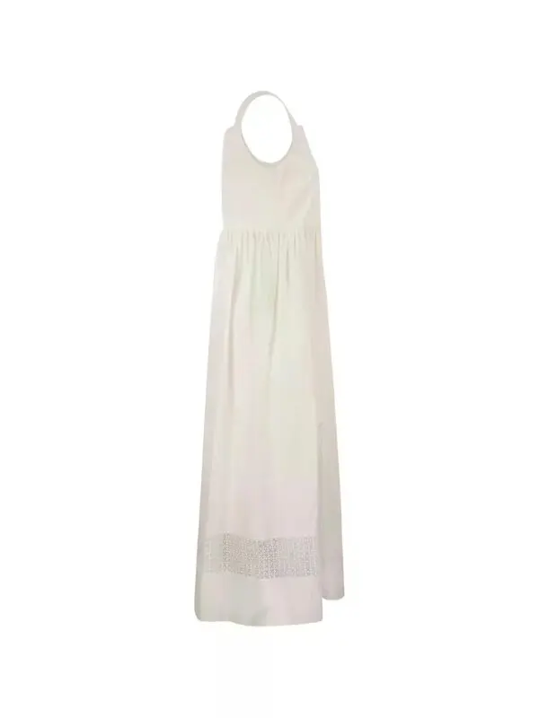 Max Mara Cotton Midi Dress - White