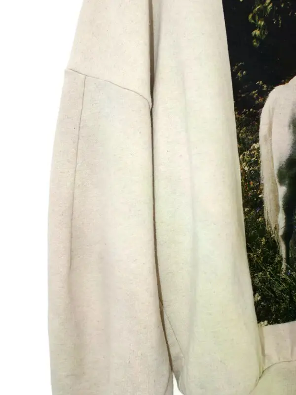 ANNTIAN Horse-print Crewneck Sweatshirt