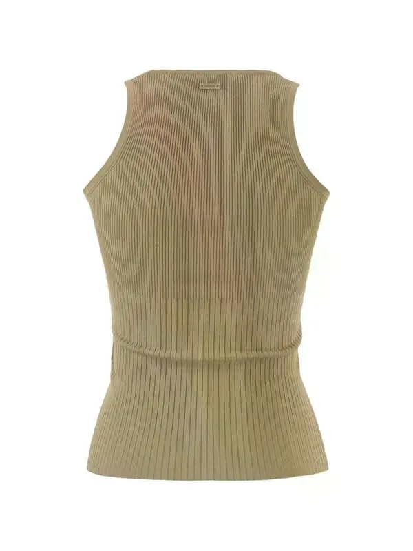 Max Mara Ribbed Tank Top - Neutrals