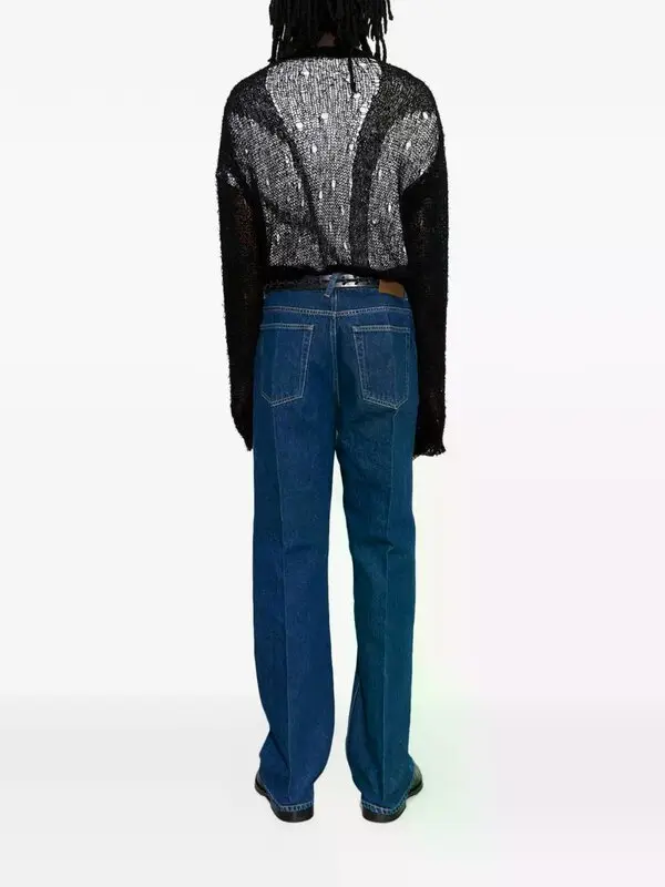 Our Legacy 70s Cut Pressed-crease Bootcut Jeans - Blue