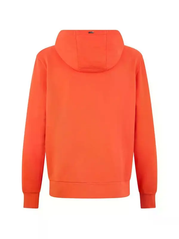 Herno Logo-patch Hoodie - Orange