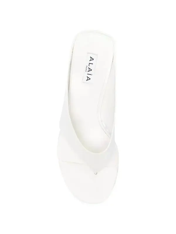 Alaïa Satin-finish Mules
