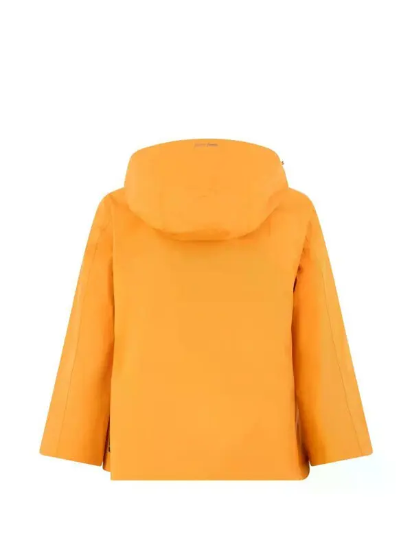 Herno Zip-up Hooded Waterproof Jacket - Orange