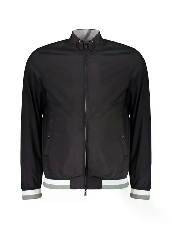 Herno Zip-up Bomber Jacket - Grey