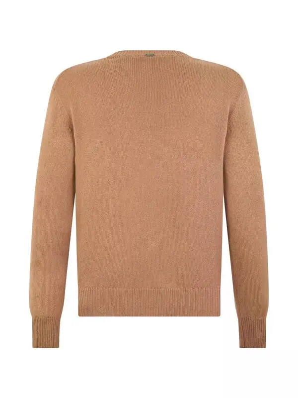 Herno Crew-neck Long-sleeve Sweater - Neutrals