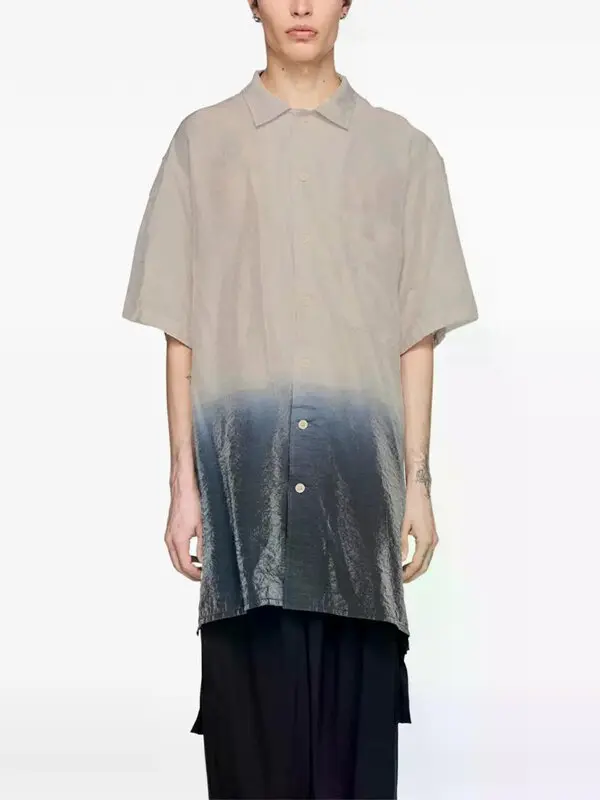 Y3 Dip-dye Short-sleeve Shirt