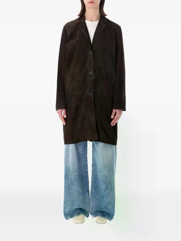 SWORD 6644 Fringed Coat - Brown