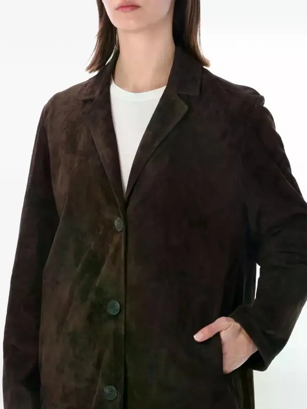 SWORD 6644 Fringed Coat - Brown