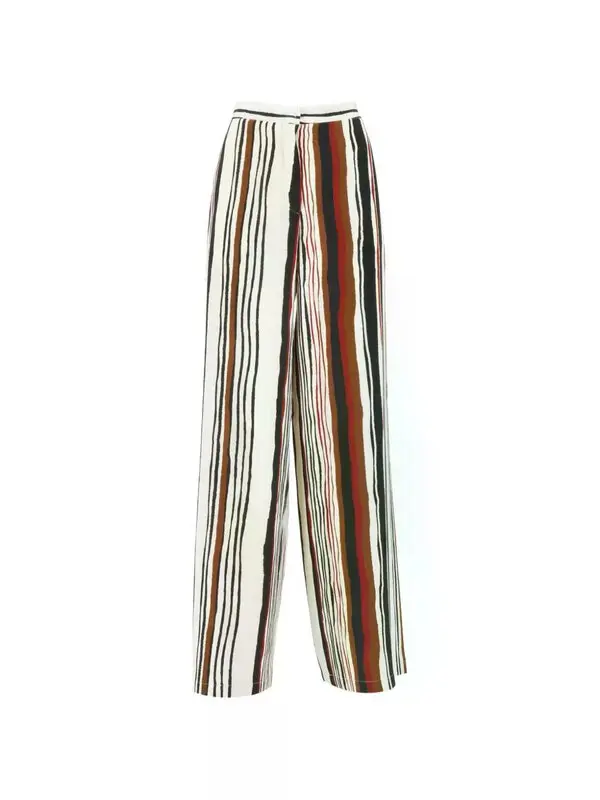 Max Mara Striped Trousers - Neutrals