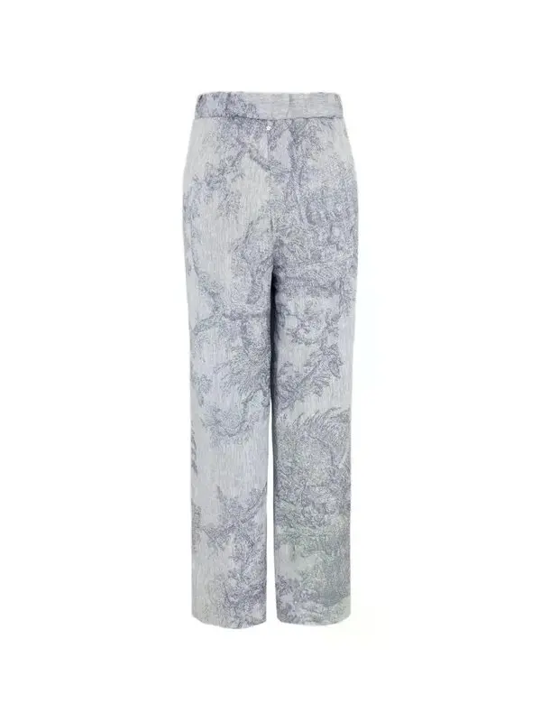 Lorena Antoniazzi Patterned Drawstring Trousers