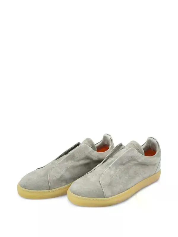 ANDREA VENTURA FIRENZE Slip-on Suede Sneakers
