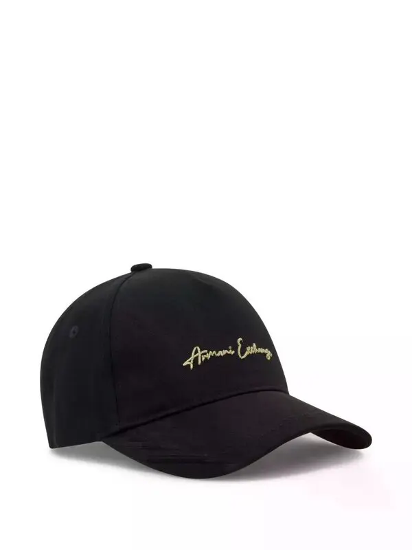 Armani Exchange Embroidered Baseball Cap - Black
