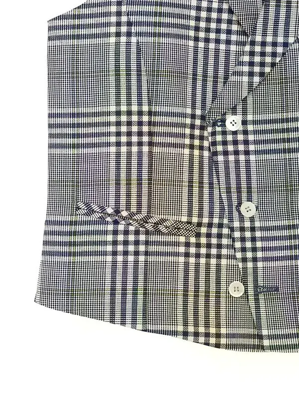 RAMON SANJURJO Checked Double-breasted Skirt