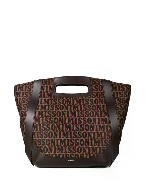 Missoni Logo-pattern Tote Bag