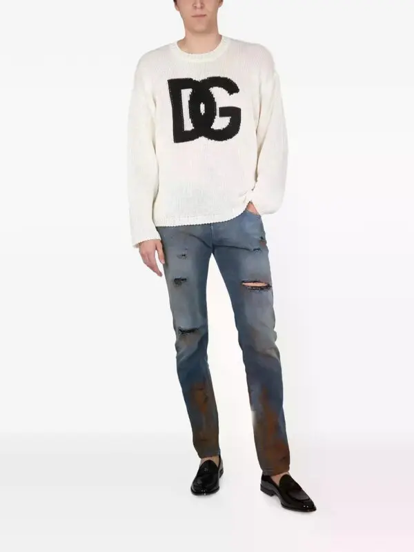 Dolce & Gabbana Ripped Jeans