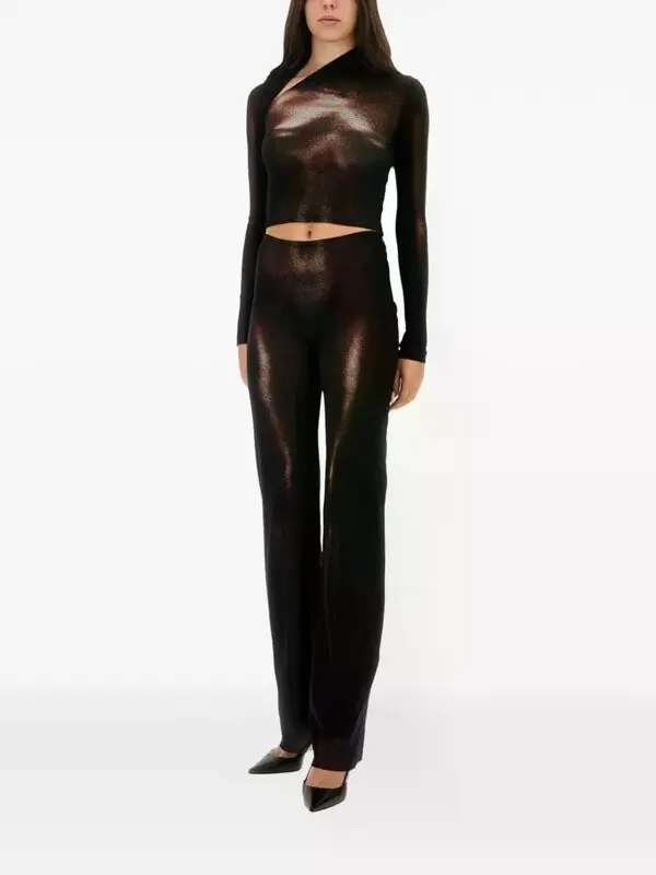 JEAN PAUL GAULTIER Dust-print Long-sleeve Top