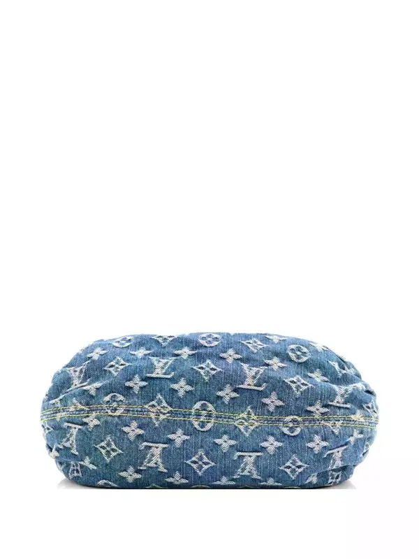 LOUIS VUITTON Pleaty Denim Satchel