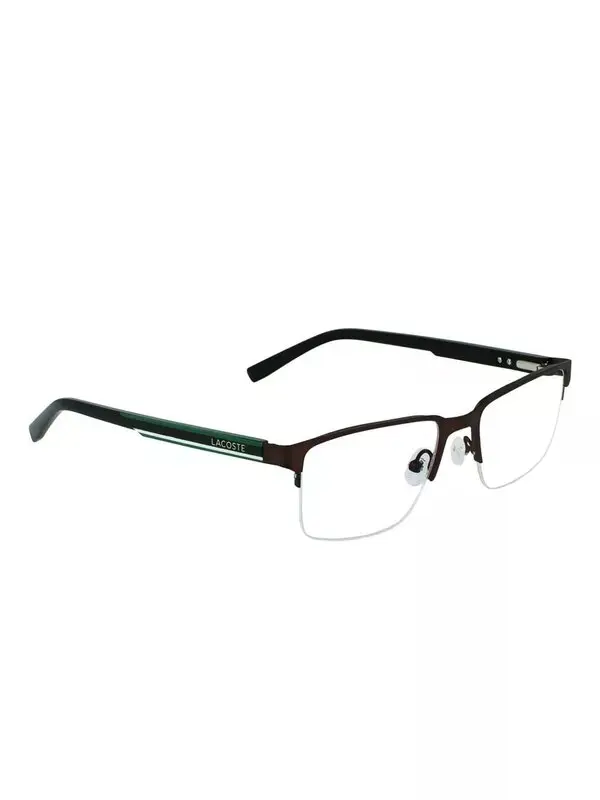 Lacoste Rectangle-frame Eyeglasses - Brown