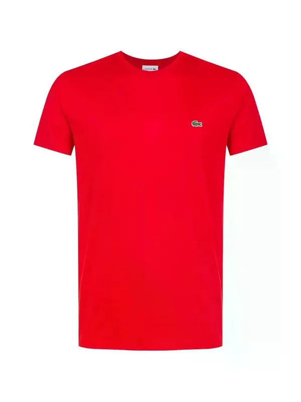 Lacoste Regular-fit Cotton-jersey T-shirt - Red