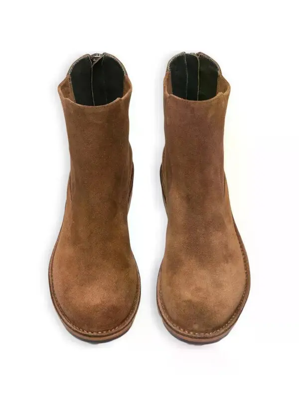 Officine Creative Legrand Zip Suede Boots
