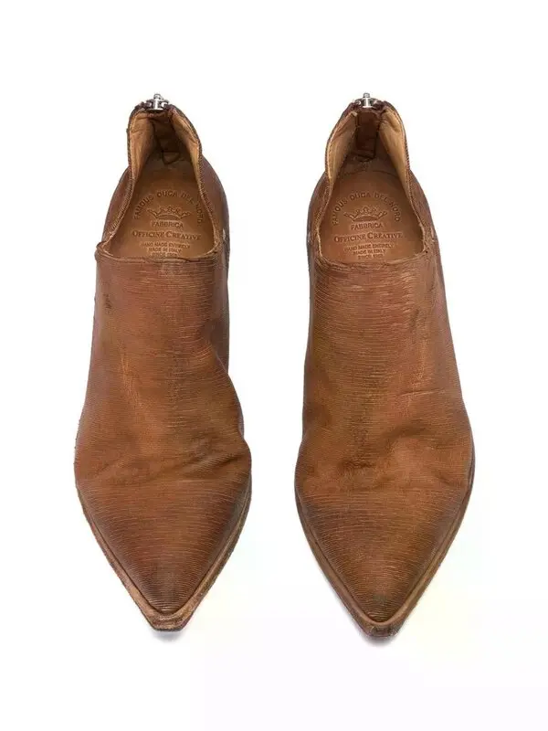 Officine Creative Noellie Dd Pointed-toe Zip Boots