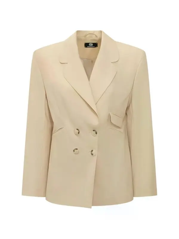 MOMS PANTS Double-breasted Wool Jacket