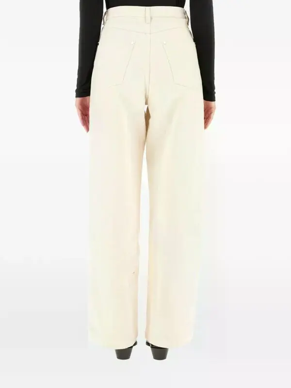 PETER DO Wide-leg Jeans With Stripe Detail
