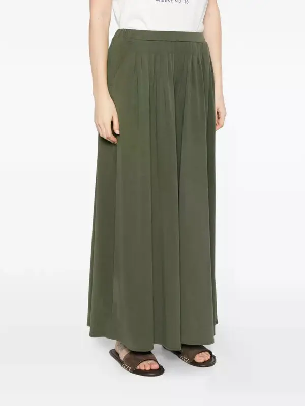 Max Mara Pleated Palazzo Pants