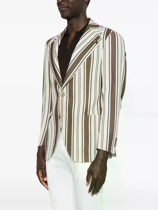 GABRIELE PASINI Striped Blazer
