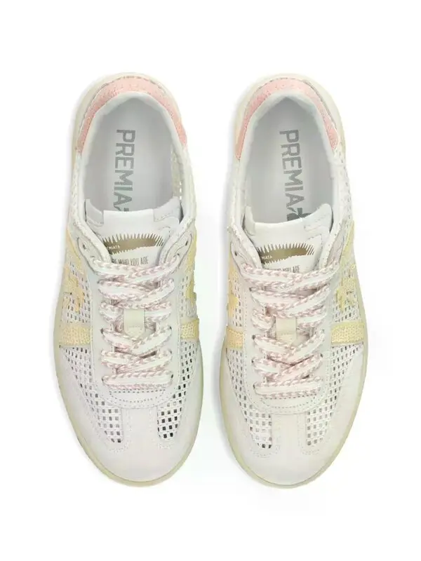 Premiata Bonnie Perforated Sneakers - Neutrals