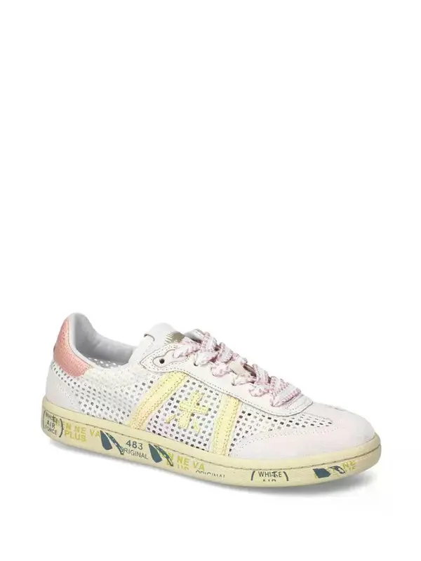Premiata Bonnie Perforated Sneakers - Neutrals