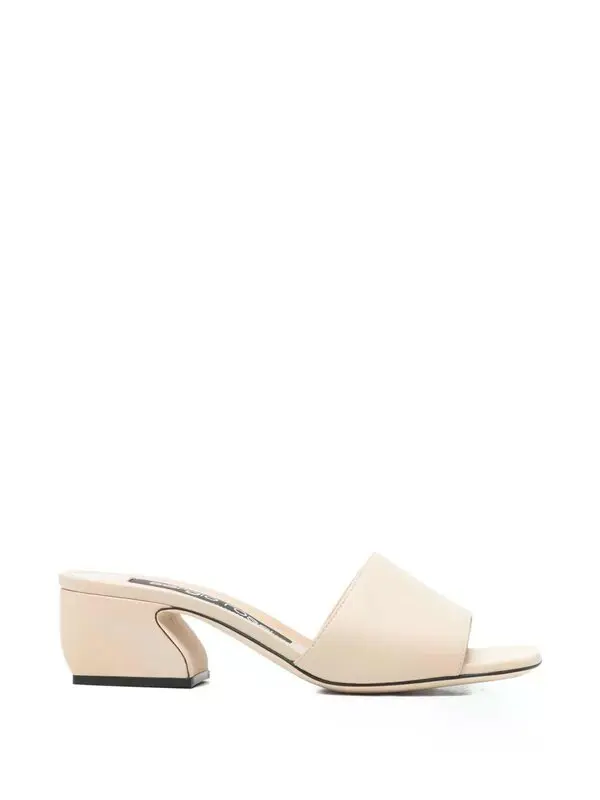 SERGIO ROSSI Sculpted-heel Sandals