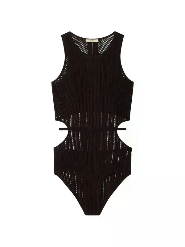 SESSUN Andrade Cut-out Bodysuit - Brown