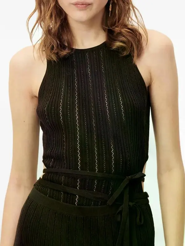 SESSUN Andrade Cut-out Bodysuit - Brown