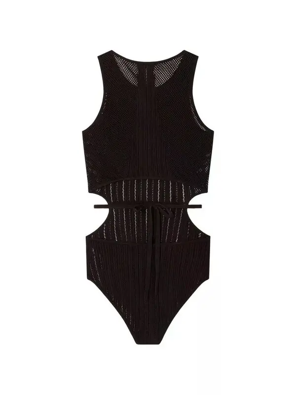 SESSUN Andrade Cut-out Bodysuit - Brown